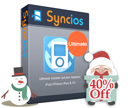 Weihnachtsangebot von Syncios 2018